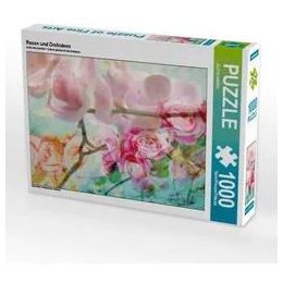 Calvendo Rosen und Orchideen (Puzzle)