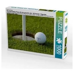 Calvendo Ein Motiv aus dem Kalender The Golf-Teetime Planer f&uuml;r das gesamte Jahr / UK-Version / Organizer (Puzzle)