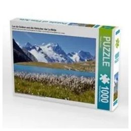 Calvendo Puzzle Lac du Gol&eacute;on und die Gletscher der La Meije 1000 Teile Lege-Gr&ouml;&szlig;e 64 x 48 cm Foto-Puzzle Bild von J&uuml;rgen Feuerer