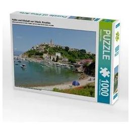 Calvendo Hafen und Altstadt von Vrbnik, Kroatien (Puzzle)