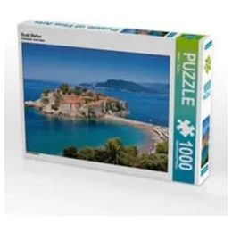 Calvendo Puzzle Sveti Stefan 1000 Teile Lege-Gr&ouml;&szlig;e 64 x 48 cm Foto-Puzzle Bild von Stefan L. Beyer