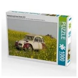 Calvendo Puzzle Kultautomobil Ente Citro&euml;n 2CV 1000 Teile Lege-Gr&ouml;&szlig;e 64 x 48 cm Foto-Puzzle Bild von Meike B&ouml;lts