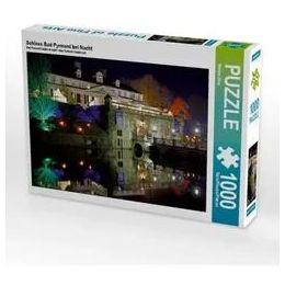 Calvendo Schloss Bad Pyrmont bei Nacht (Puzzle)
