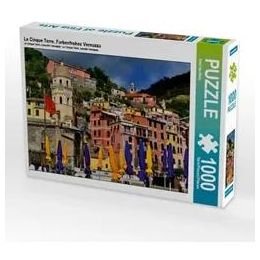 Calvendo Le Cinque Terre, Farbenfrohes Vernazza (Puzzle)