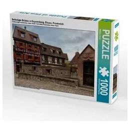 Calvendo Befestigte Br&uuml;cke in Kaysersberg, Elsass, Frankreich (Puzzle)