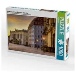 Calvendo Puzzle Der Neumarkt mit Blick zum J&uuml;denhof 1000 Teile Lege-Gr&ouml;&szlig;e 64 x 48 cm Foto-Puzzle Bild von Dirk Meutzner