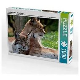 Calvendo Familie Luchs - Mutterliebe (Puzzle)