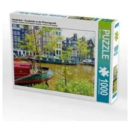 Calvendo Amsterdam - Hausboote an der Prinsengracht (Puzzle)