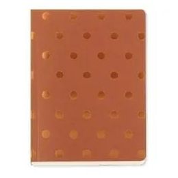 Shimmer Midi Polka Copper A6 Notebook