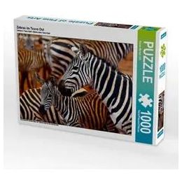 Calvendo Zebras im Tsavo Ost (Puzzle)