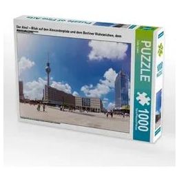 Calvendo Der Alex! - Blick auf den Alexanderplatz und dem Berliner Wahrzeichen, dem Fernsehturm. (Puzzle)