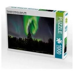 Calvendo Polarlicht in Fairbanks, Alaska, USA (Puzzle)
