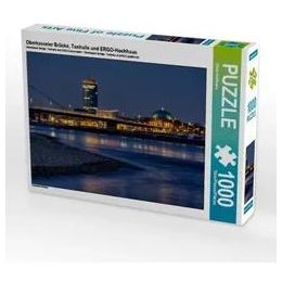 Calvendo Oberkasseler Br&uuml;cke, Tonhalle und ERGO-Hochhaus (Puzzle)