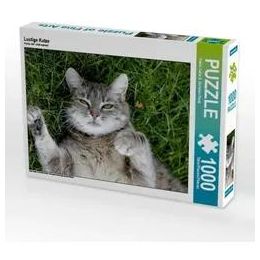 Calvendo Lustige Katze (Puzzle)