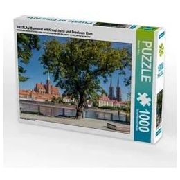 Calvendo BRESLAU Dominsel mit Kreuzkirche und Breslauer Dom (Puzzle)