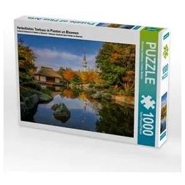 Calvendo Herbstliches Teehaus in Planten un Bloomen (Puzzle)