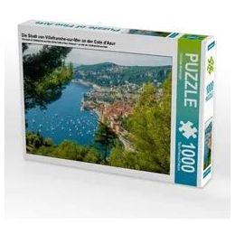 Calvendo Die Stadt von Villefranche-sur-Mer an der Cote d'Azur (Puzzle)