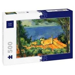 Lais Puzzle Paul C&eacute;zanne - L'Estaque mit roten D&auml;chern 500 Teile