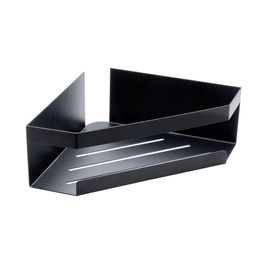 Sch&ouml;ner Wohnen Sch&ouml;ner Wohnen Duschablage Meleto, Schwarz, Metall, eckig, 28.5x8x18 cm, Badaccessoires, Duschzubeh&ouml;r, Duschregal