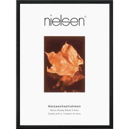 Nielsen Bilderrahmen Zoom, Schwarz, Holz, massiv, rechteckig, 24x30 cm, Bilder und Zubeh&ouml;r, Bilderrahmen, Bilderrahmen Holz