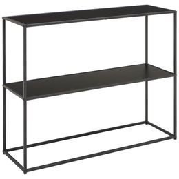 Xora Konsolentisch, Schwarz, Metall, Holzwerkstoff, rechteckig, eckig, 32.4x79x99.4 cm, Wohnzimmer, Wohnzimmertische, Konsolentische