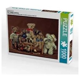 Calvendo Ein Motiv aus dem Kalender Die Teddys sind los (Puzzle)