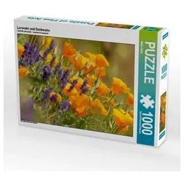 Calvendo Lavendel und Goldmohn (Puzzle)