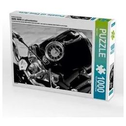Calvendo Puzzle BMW R69S in schwarzweiss 1000 Teile Lege-Gr&ouml;&szlig;e 64 x 48 cm Foto-Puzzle Bild von Ingo Laue