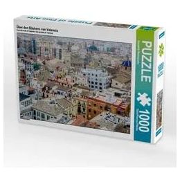 Calvendo &Uuml;ber den D&auml;chern von Valencia (Puzzle)