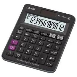 Casio MJ-120DPLUS Tischrechner Schwarz Display (Stellen): 12 solarbetrieben, batteriebetrieben (B x H x T) 126.5 x 28.6 x 148 mm