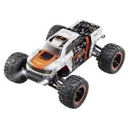 Reely RaVage 4x4 V2 Orange/Wei&szlig; Brushed 1:16 RC Modellauto Elektro Monstertruck Allradantrieb (4WD) RtR 2,4 GHz inkl. Akku und Ladekabel