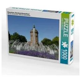 Calvendo Wasserturm, Mannheim/Deutschland (Puzzle)