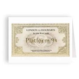 Hogwarts ExpressTM Ticket-Gru&szlig;karte