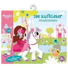 200 Aufkleber - Prinzessinnen