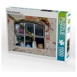 Calvendo Fenster mit Efeuranken (Puzzle)