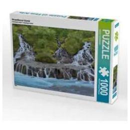 Calvendo Puzzle Hraunfossar Island 1000 Teile Lege-Gr&ouml;&szlig;e 64 x 48 cm Foto-Puzzle Bild von Johann Sch&ouml;rkhuber