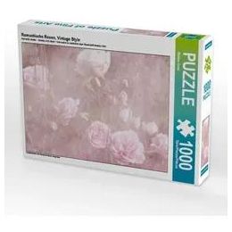 Calvendo Romantische Rosen, Vintage Style (Puzzle)