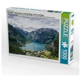 Calvendo Ein Motiv aus dem Kalender Norwegen - Unterwegs im Land der Berge, Trolle und Fjorde (Puzzle)