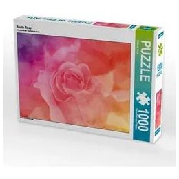 Calvendo Bunte Rose (Puzzle)