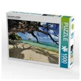Calvendo Puzzle Anse Royale auf Mah&eacute; 1000 Teile Lege-Gr&ouml;&szlig;e 64 x 48 cm Foto-Puzzle Bild von J&uuml;rgen Feuerer