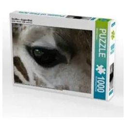 Calvendo Puzzle Giraffen &ndash; Augen-Blick 1000 Teile Lege-Gr&ouml;&szlig;e 64 x 48 cm Foto-Puzzle Bild von Michael Herzog