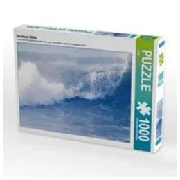 Calvendo Puzzle Die blaue Welle 1000 Teile Lege-Gr&ouml;&szlig;e 64 x 48 cm Foto-Puzzle Bild von Youlia