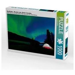 Calvendo Nordlichter , Muncho Lake, British Columbia (Puzzle)
