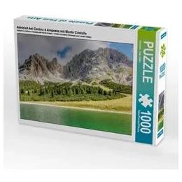 Calvendo Almteich bei Cortina d Ampezzo mit Monte Cristallo (Puzzle)