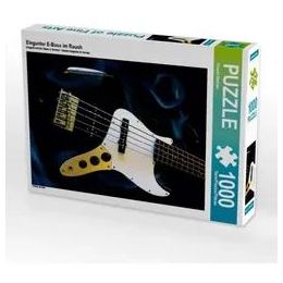 Calvendo Eleganter E-Bass im Rauch (Puzzle)