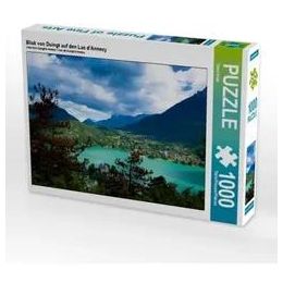 Calvendo Blick von Duingt auf den Lac d'Annecy (Puzzle)