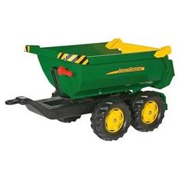 Kinderfahrzeug-Anh&auml;nger Rolly Toys "Halfpipe John Deere", gr&uuml;n, Spielfahrzeug-Anh&auml;nger, KinderB:45cm H:43cm L:89cm, Kunststoff, f&uuml;r Trettraktoren, B:45cm H:43cm L:89cm