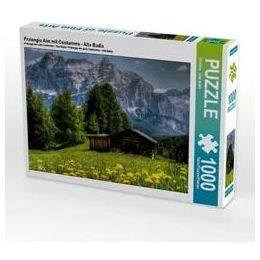 Calvendo Pralongia Alm mit Conturines - Alta Badia (Puzzle)