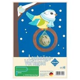 PEBARO 372/4S - Laubs&auml;gevorlage Futterring Vogel, 1 Platte, Gr&ouml;&szlig;e DIN A4