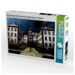Calvendo Puzzle Barockschloss Friedrichswerth im Landkreis Gotha in Th&uuml;ringen 1000 Teile Lege-Gr&ouml;&szlig;e 64 x 48 cm Foto-Puzzle Bild von Flori0